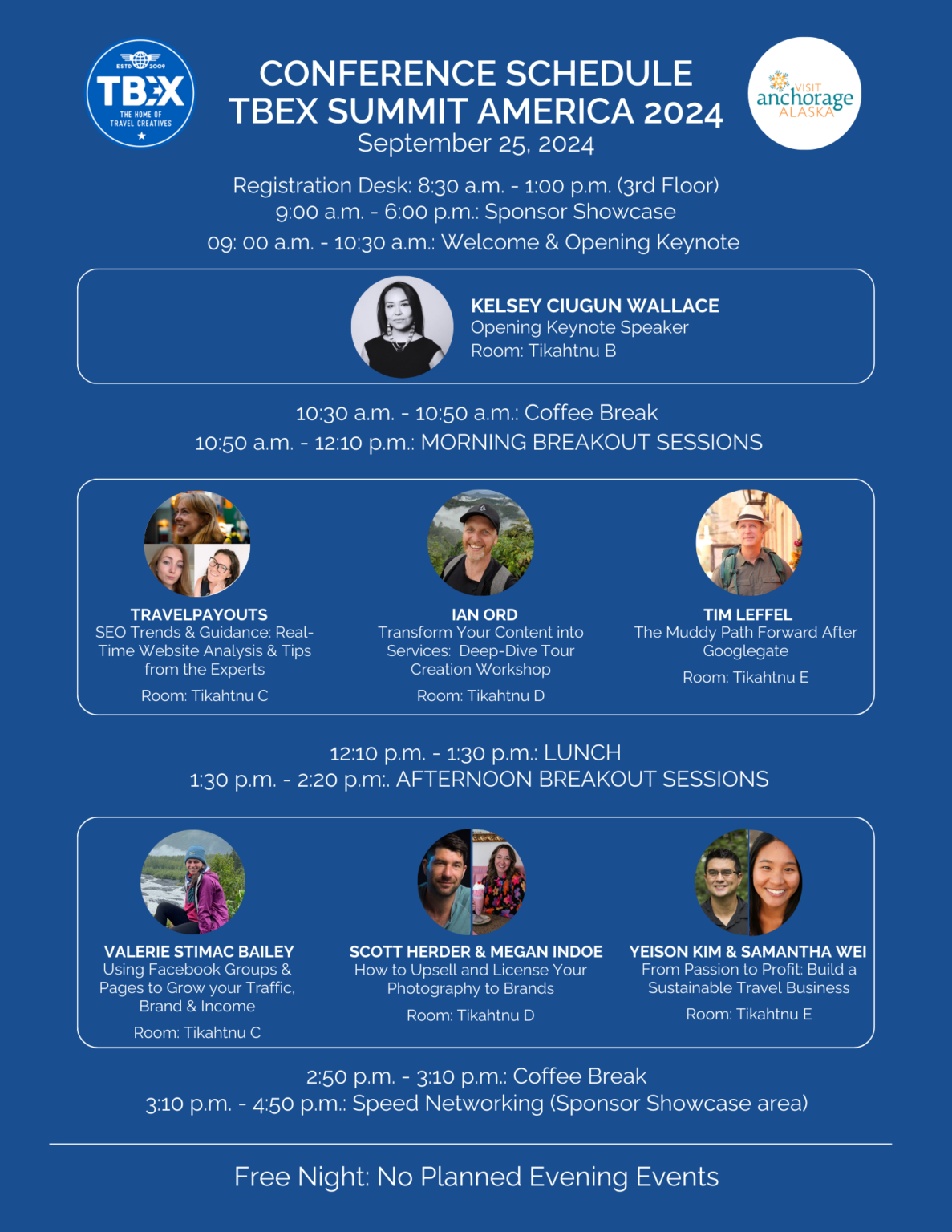 Conference Schedule - TBEX - Travel Blog Exchange